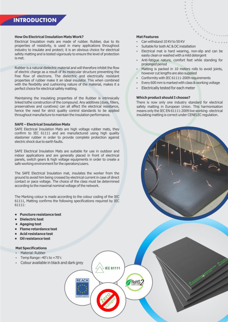 Raychem Electrical Insulation Mats - FireSafe