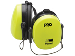Pro Choice Python Slimline Hi Vis Neck Band Earmuffs - FireSafe