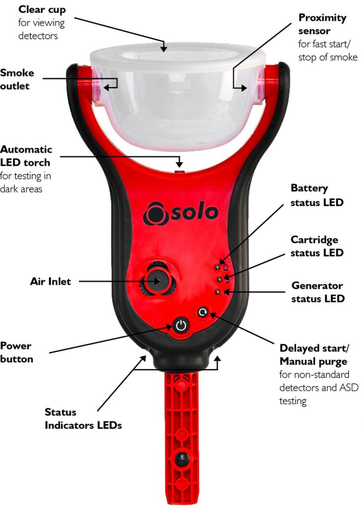 Solo 365 Smoke Detector Tester - FireSafe